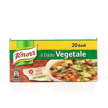 DADO VEGETALE KNORR 200 g (Minimo € 2,39 - 29,2 %) in dettaglio | Cts ...