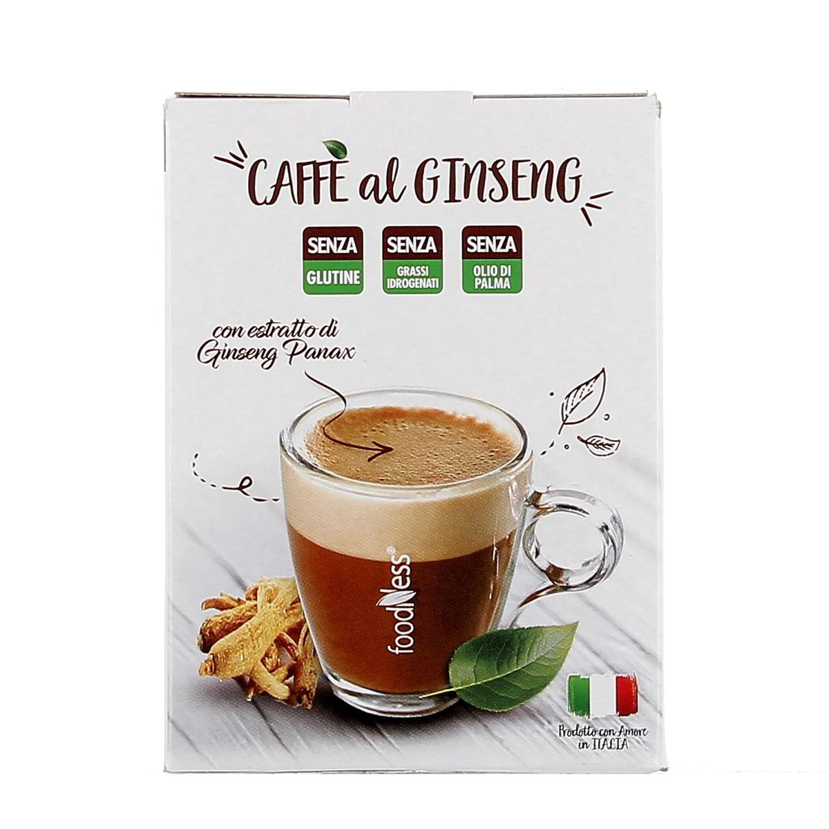 CAFFÈ AL GINSENG BUSTINE MONODOSE x10 FOODNESS 200 g in dettaglio | Cts ...