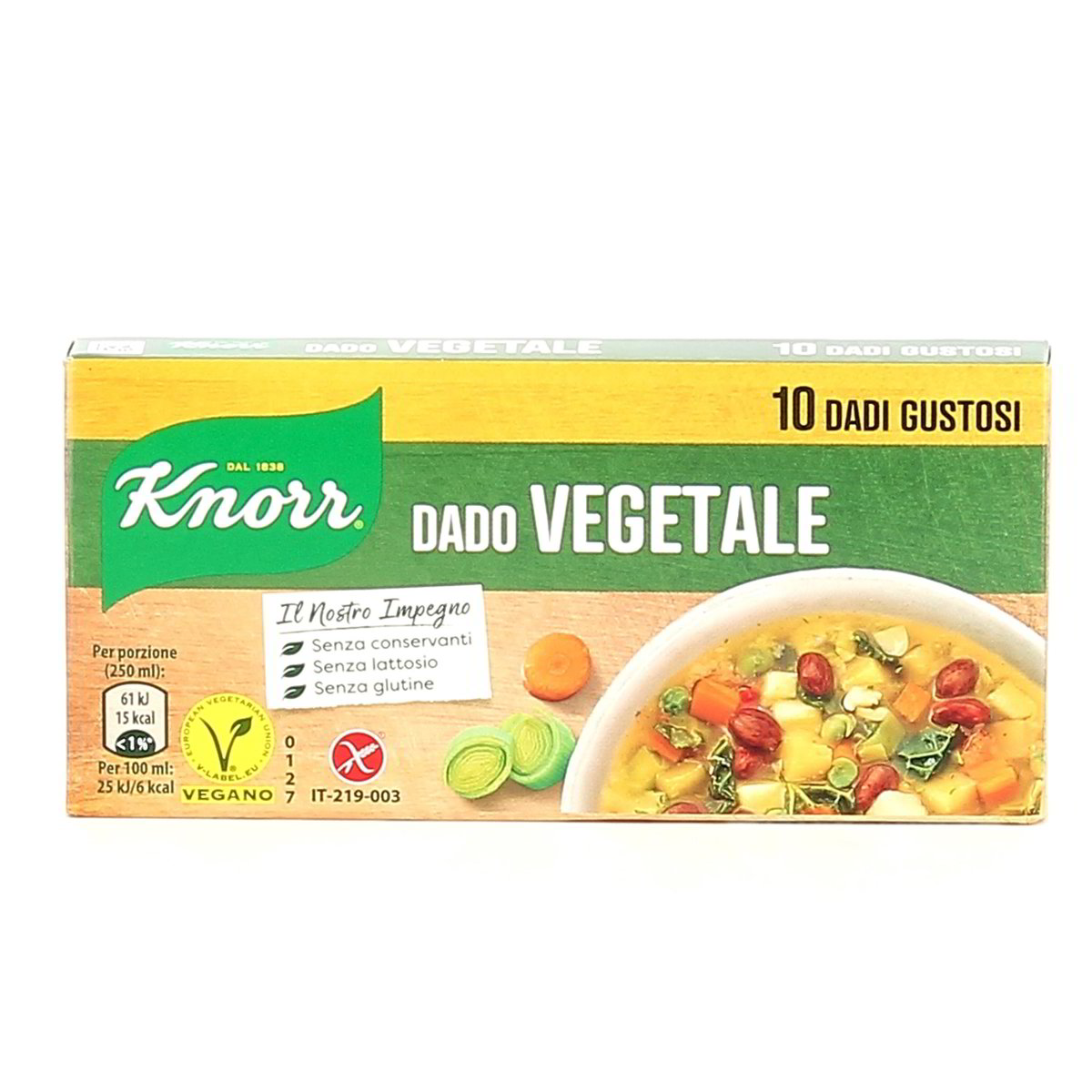 IL DADO VEGETALE x10 KNORR 100 g in dettaglio | Cts Spesa Online