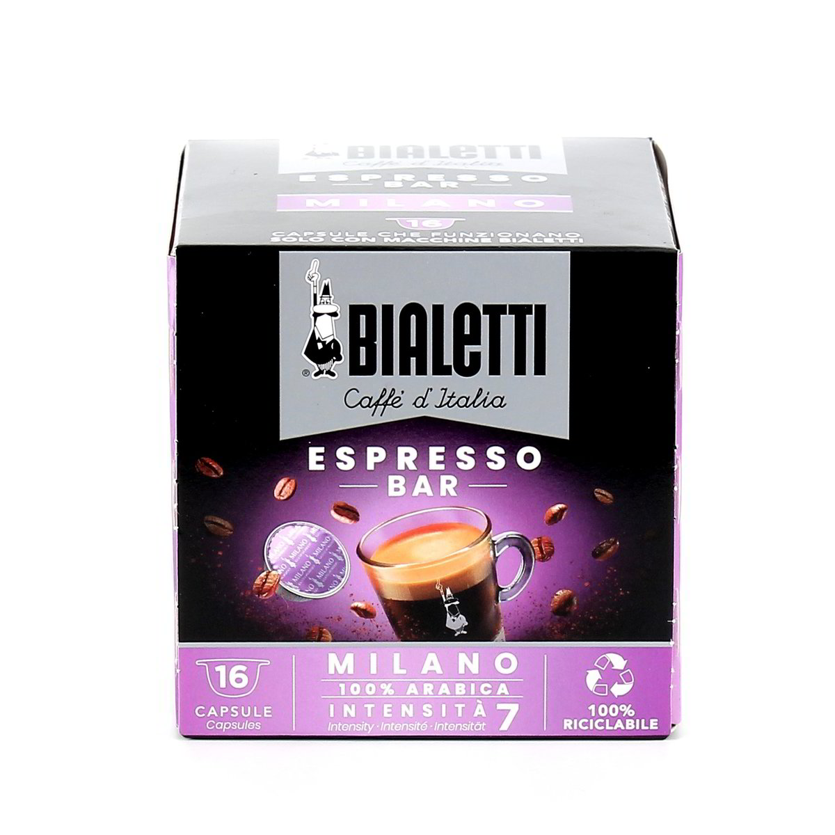 CAPSULE ESPRESSO BAR MILANO BIALETTI 16 pezzi - 112 g totali in ...