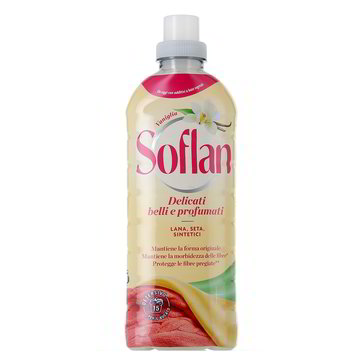 DETERSIVO LIQUIDO VANIGLIA PER LANA, SETA, SINTETICI SOFLAN 900 ml in ...