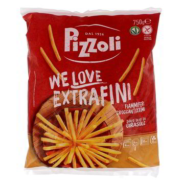 PATATE EXTRAFINI PIZZOLI 750 g (Minimo € 2,59 - 23,1 %) in dettaglio ...