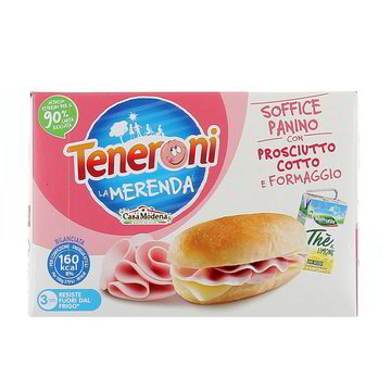 TENERONI LA MERENDA PANINO CON PROSCIUTTO COTTO E FORMAGGIO TÈ AL ...