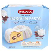 TORTA CON CREMA DI PANNA E CIOCCOLATO BALOCCO 400 g in dettaglio | Cts ...