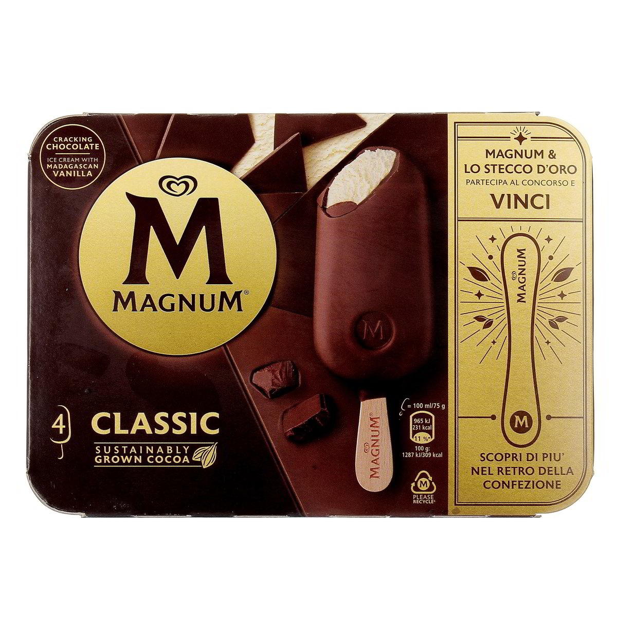 MAGNUM CLASSIC x4 ALGIDA 300 g in dettaglio | Cts Spesa Online